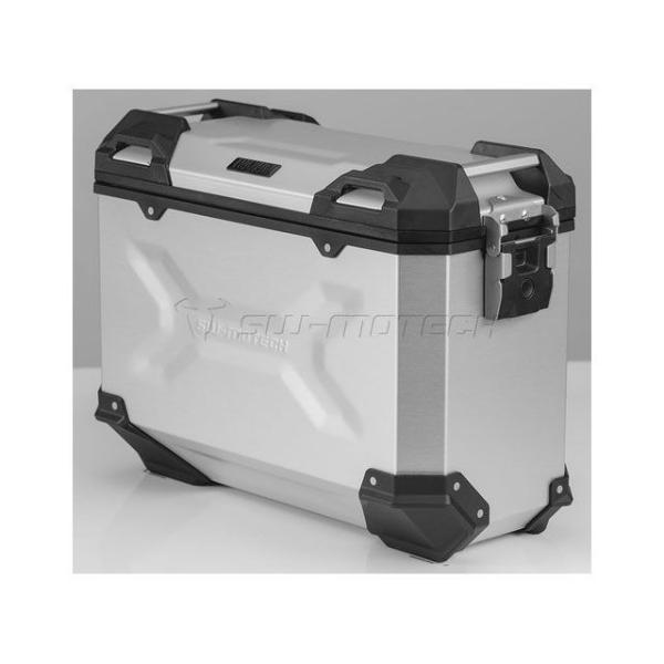 ●メーカー名：SWモテック / SW-MOTECH(エスダブリューモテック)●商品名：トラックスアドベンチャー（TRAX ADVENTURE）アリュボックス M 37 L、右側、シルバーメーカー品番：sw_ALK_00_733_11000R...