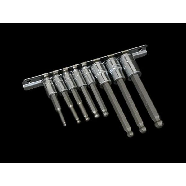 ●メーカー名：ジーニアスツール / GeniusTools●商品名：8ピース 1/4・3/8差込角 インチ首振り六角ロングソケットセットメーカー品番：・005979BS-2308SWクローム特殊鋼【差込角】3/8 【長さ】110mm 【六角...