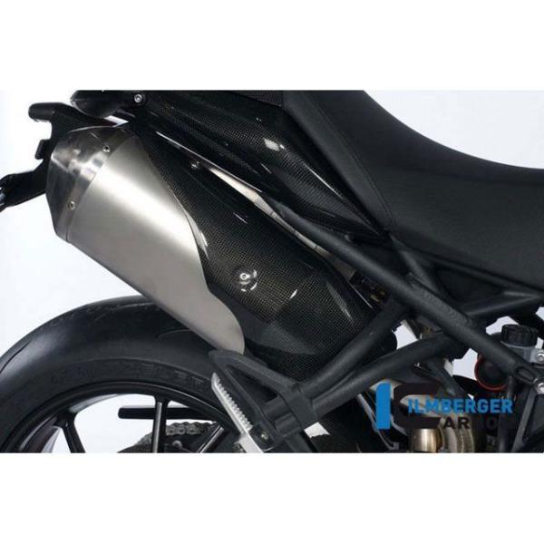 ●メーカー名：イルムバーガー / ILMBERGER●商品名：エキゾーストプロテクション （右） カーボン - Triumph Speed Triple （2011-now） ｜ AHR.006.TRSPT.Kメーカー品番：ilm_AHR_...