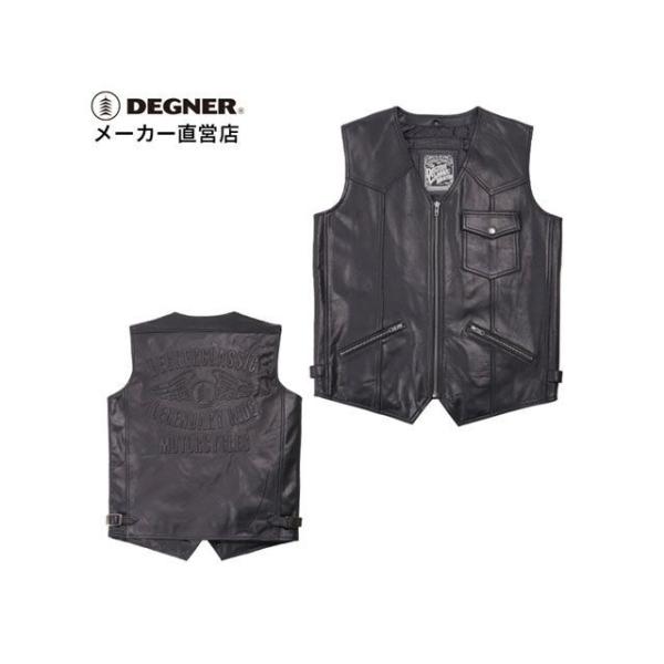 ●メーカー名：デグナー / DEGNER●商品名：【特価品】V-17 レザーベスト（ブラック）●サイズ：Lメーカー品番：V-17JANコード：4524486081859ブラック牛革【M（cm）】バスト：106/肩幅：42/裾周り：100/着...