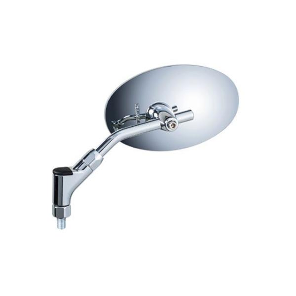 ●メーカー名：タナックス / TANAX●商品名：クラシカル3ミラー 10mm（クローム）メーカー品番：AB3-101-10BJANコード：4510819201711汎用 クローム鏡面：ブルー鏡スチール＋亜鉛ダイキャスト（H）60×（D）2...