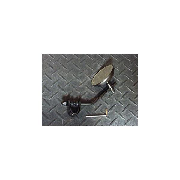 ●メーカー名：アンブ / ANBU●商品名：クランプ式ミラー丸型3インチ●カラー：クロームメーカー品番：anbu-155汎用 丸型ステーの曲がりがポイントです！ステー部分が曲げてありますのでスイッチボックスやスロットルホルダーなどを避けギリ...