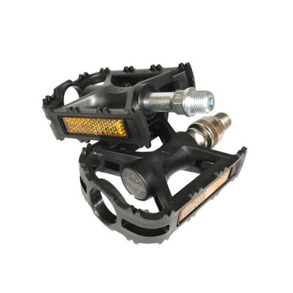 ●メーカー名：三ヶ島（自転車） / MKS(ミカシマ)●商品名：ペダル（UX-D Ezy One side Ezy）左右ペア 9/16芯（ブラック）JANコード：4560369004393ブラック原産国：日本材質：PP樹脂製品サイズ：踏面 ...