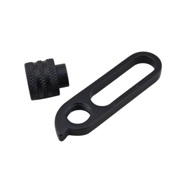 ●メーカー名：ノグチ（自転車） / NOGUCHI(ノグチ)●商品名：エマージェンシーハンガー（ブラック）JANコード：4962625270496ブラック転倒などで、まさかのディレイラー破損！そんなときに活躍する、クイックレリーズに挟んで使...