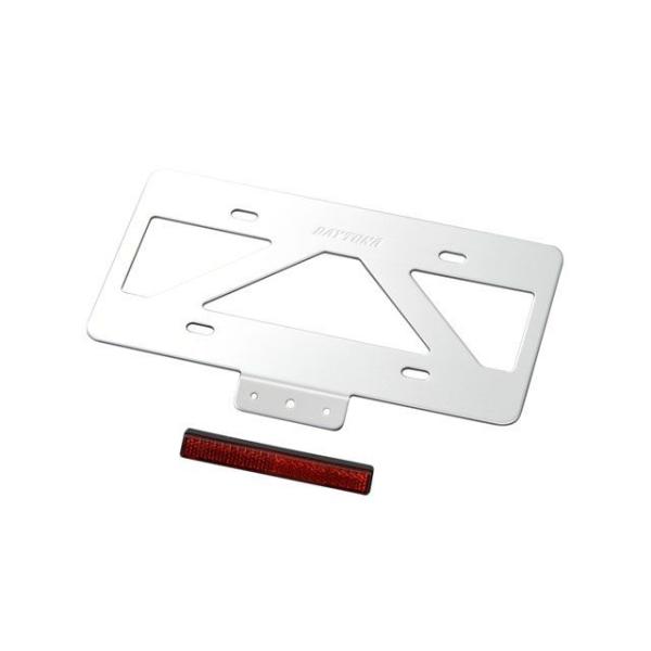 ●メーカー名：デイトナ / DAYTONA●商品名：軽量ナンバープレートスタビライザー L リフレクター付き（クリアー）メーカー品番：99681JANコード：4909449540572汎用 クリアーL126cc以上用アルミスタビライザー×1...