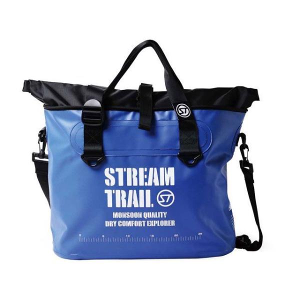 ●メーカー名：ストリームトレイル / STREAM TRAIL●商品名：MARCHE DX-1.5（ブルー）メーカー品番：STTAA08101JANコード：4542870550699ブルーターポリン、ナイロン幅40×奥行18×高さ32.5c...