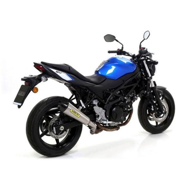 ●メーカー名：アロー / ARROW●商品名：SUZUKI SV 650 16 HOMOLOGATED NICHROM X-KONE SILENCER WITH CARBON END CAP FOR LINK PIPE ｜ 71846XKI...