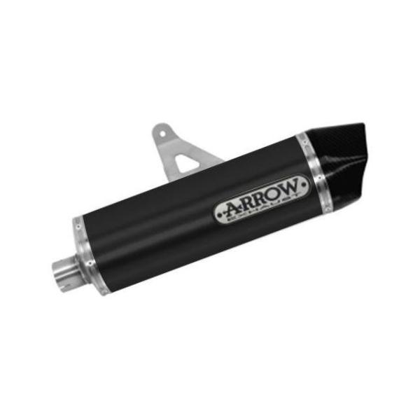 ●メーカー名：アロー / ARROW●商品名：HONDA CRF 1000 L AFRICA TWIN 16 HOMOLOGATED ALUMINIUM DARK MAXI RACE-TECH SILENCER WITH CARBON EN...