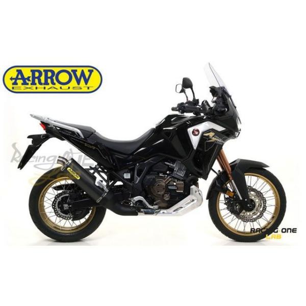 ●メーカー名：アロー / ARROW●商品名：エキゾーストマフラー サイレンサーMaxi Race-Tech ダークアルミ ステンレスエンドキャップ Eマーク ｜ 72625AONメーカー品番：arr_72625AONArticle No：...