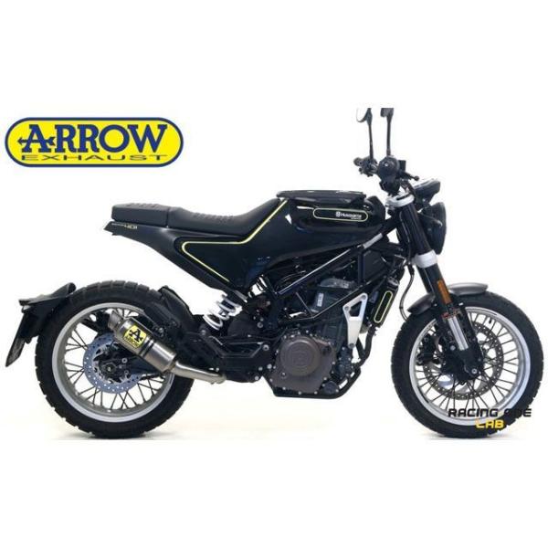 ●メーカー名：アロー / ARROW●商品名：Husqvarna Svartpilen 401 2018/19 Eマーク チタン Gp2 エキゾースト ウェルデッドリンクパイプ付 （オリジナルコレクター用） ｜ 71555GPメーカー品番：...