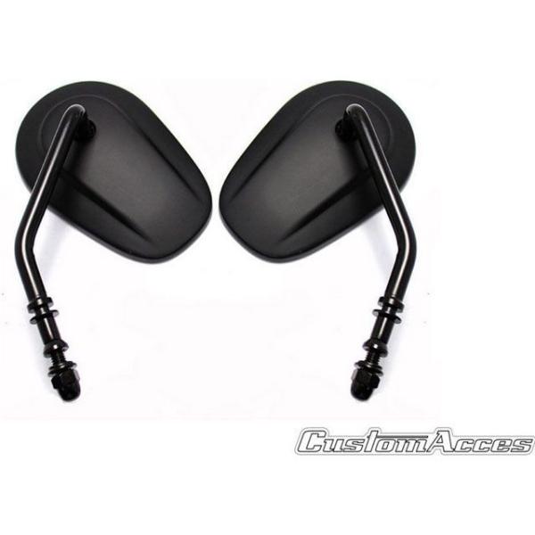 ●メーカー名：カスタムアクセス / CustomAcces●商品名：Back Mirrors Set Model Street Black ｜ JR0016Nメーカー品番：cma_JR0016NCVO FLSTNSE Softail Del...