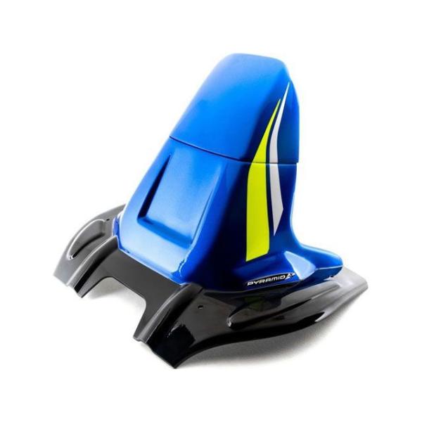 ●メーカー名：ピラミッドプラスチック / PYRAMID PLASTICS(ピラミッド プラスチック)●商品名：Suzuki GSXR 1000 Hugger Metallic Blue （Triton Blue w/ Yellow ＆ W...