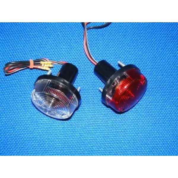 ●メーカー名：ピラミッドプラスチック / PYRAMID PLASTICS(ピラミッド プラスチック)●商品名：Round Shotgun Red Tail Lights - Pair ｜ 08016メーカー品番：pyr_08016汎用 品...