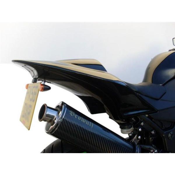 ●メーカー名：ピラミッドプラスチック / PYRAMID PLASTICS(ピラミッド プラスチック)●商品名：Kawasaki Ninja 250 R Stinger Tail Unit Metallic Black （Diablo Bl...