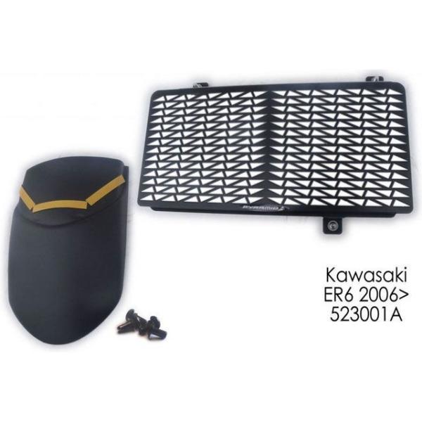 ●メーカー名：ピラミッドプラスチック / PYRAMID PLASTICS(ピラミッド プラスチック)●商品名：Kawasaki ER-6N Radiator Guard Matte Black 2006＞ ｜ 523001Aメーカー品番：...