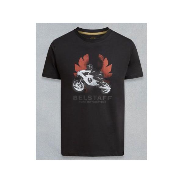●メーカー名：ベルスタッフ / Belstaff●商品名：Tシャツ MCWILLIAMS オフブラック メンズ●サイズ：Lメーカー品番：bel_41140015-J61N0109-90068-LA classic， all-season s...
