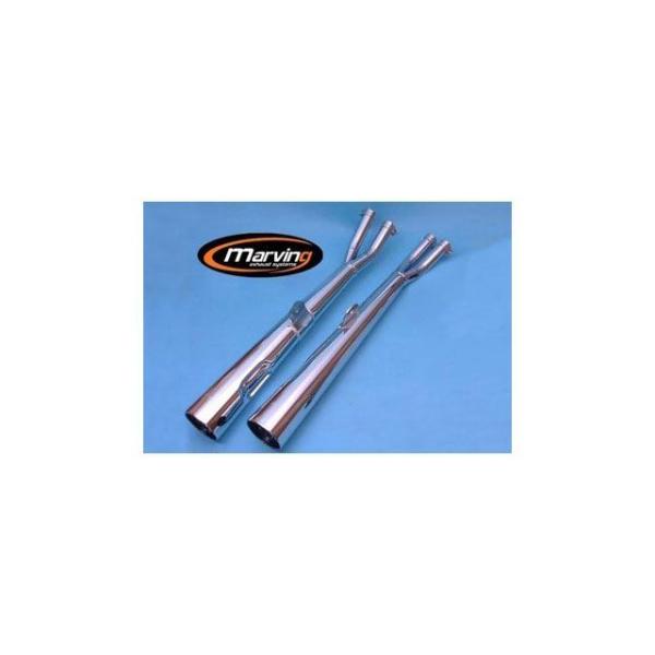 ●メーカー名：マービング / Marving●商品名：デュアルマフラー Marvi クロム - EU公道走行認可 for Honda CB 500 FOURメーカー品番：mvg_H-2062-BCCB500 FOUR CB500フォアMAR...