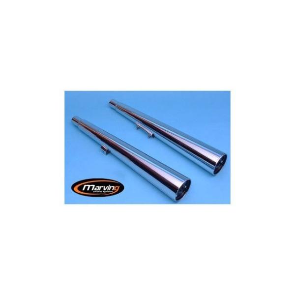 ●メーカー名：マービング / Marving●商品名：デュアルマフラー Marvi クロム - EU公道走行認可 for Honda GL 500 SILVER WINGメーカー品番：mvg_H-2070-BCその他のモデルMARVING ...