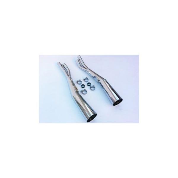 ●メーカー名：マービング / Marving●商品名：デュアルマフラー Master クロム - EU公道走行認可メーカー品番：mvg_S-2007-BCその他のモデルMARVING MASTER COUPLE - CHROMIUM ｜ S...