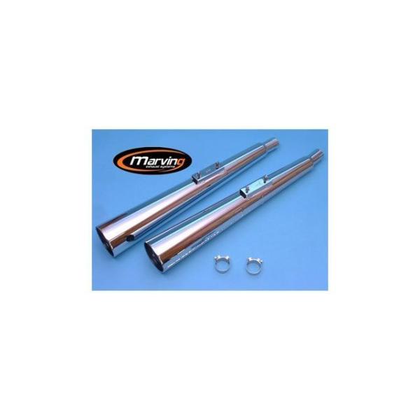 ●メーカー名：マービング / Marving●商品名：デュアルマフラー Marvi クロム - EU公道走行認可 for Kawasaki Z 650メーカー品番：mvg_K-2036-BCZ650MARVING MARVI COUPLE ...