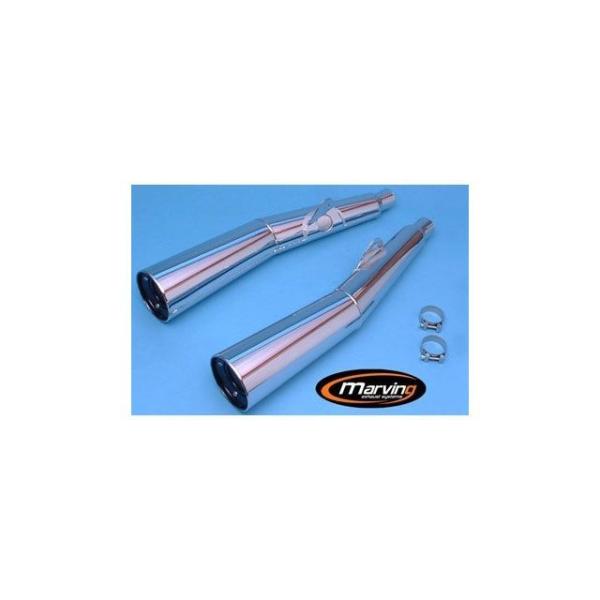 ●メーカー名：マービング / Marving●商品名：デュアルマフラー Master クロム - EU公道走行認可 for Kawasaki Z 1300メーカー品番：mvg_K-2074-BCZ1300MARVING MASTER COU...