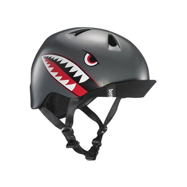 ●メーカー名：バーン（自転車） / bern(バーン)●商品名：自転車 幼児用ヘルメット bern（バーン） ［NINO］ ニーノ 幼稚園年少対象（Satin Grey Flying Tiger）●サイズ：XS/Sメーカー品番：BE-VJB...