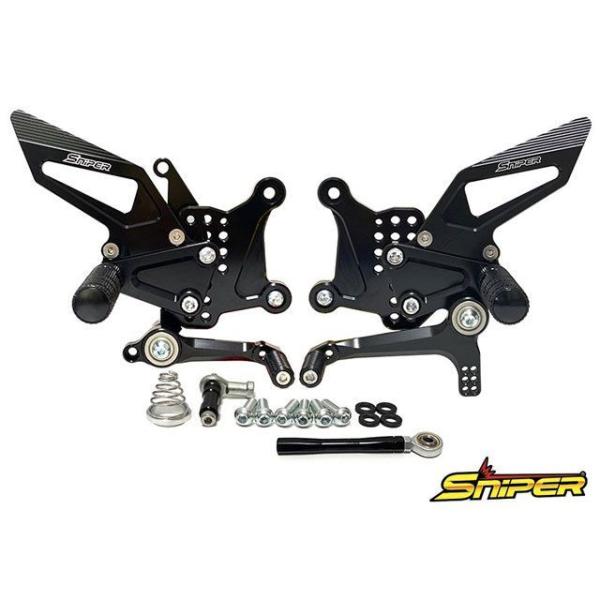 ●メーカー名：スナイパー / SNIPER●商品名：NINJA ZX-25R ZX-4R SE ストリート用 バックステップ 黒 クイックシフター装着車対応メーカー品番：SP0102QBKJANコード：4589993472927Ninja ...