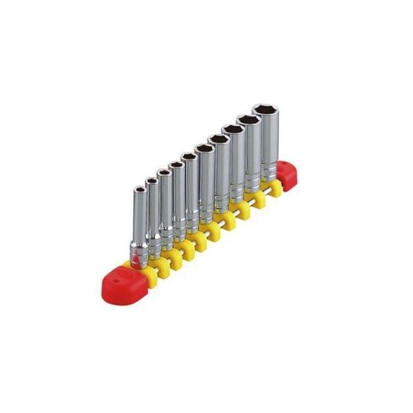 ●メーカー名：ケイティーシー / KTC(ケーティーシー)●商品名：TB2L10E（6.3SQ） ディープソケットセット（ミリ）メーカー品番：TB2L10EJANコード：4989433140568ディープソケット（六角）B2L-05・055...