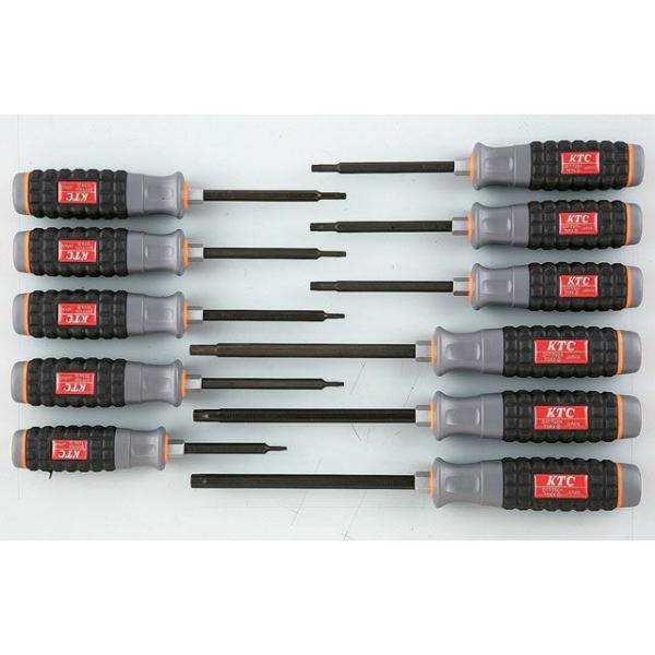 ●メーカー名：ケイティーシー / KTC(ケーティーシー)●商品名：TD1TH11 樹脂柄いじり止めトルクスドライバセットメーカー品番：TD1TH11JANコード：4989433826424T8・9・10・15・20・25・27・30・40...