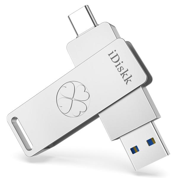 【幅広い交換性： 先端的なUSB-A 3.2＋Type-C搭載】 ソリッドステートはUSB-A3.2とType-Cの接続コネクタを搭載され、 専用APPが必要なし、USBポートとType-CポートのデバイスにこのUSBスティックを挿しだけ、...
