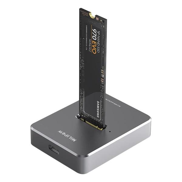 【SATA/NVMe両対応】このM.2 SSD 外付けケースは、M.2 NVMeおよびSATAハードドライブと互換性があり、2230/2242/2260/2280mmの4種類のサイズをサポートしています; NVMeハードディスクボックスはM...