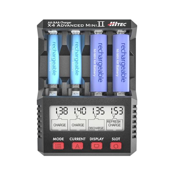 【急速充電、放電、リフレッシュ、内部抵抗測定、電池放熱性が進化】Ni-cd/Ni-MH (ニッケル水素/ニッケルカドミウム)単3・単4形充電池4本同時充・放電。※本製品に充電対象バッテリー、電池等は含まれておりません。【USB電源PD、QC...