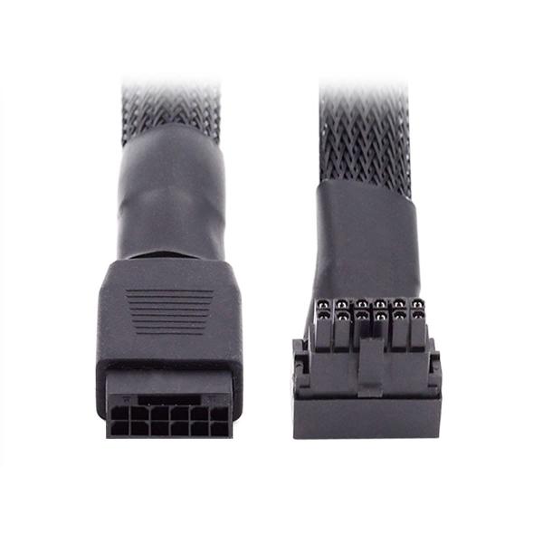 CY 12VHPWR ATX3.0 PCI-E 5.0 電源モジュラーケーブル オス-メス ダウンアングル90度延長 3080 3090TI PSU 16ピン 12+4P グラフィックスカード用この新しい規格では、PCIe 5.0グラフィッ...