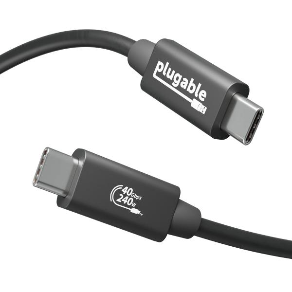 USB-IF 認証 - この 1m の USB-C ケーブルは USB-IF 認証を受けています。240W（48V5A）の PD 充電、40Gbps データ転送速度、2 台までの 4K モニターまたは 1 台の 8K モニター接続に対応して...