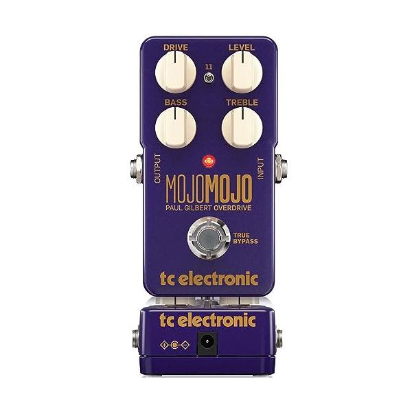 Paul Gilbert氏とのコラボレーションにより共同設計されモディファイされたスペシャルバージョンのMOJOMOJO Overdriveエクストラゲインを追加可能な”11”スイッチと4つのノブによるシンプルな操作性内部昇圧回路より高いヘ...