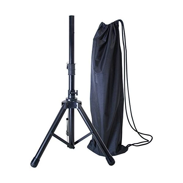 ワイヤレスポータブルPAセット「BWPA30」や「BWPA40」にお使いいただけるスピーカースタンド高さ調整範囲: 680mm/ 870mm/ 1,050mmの3段階ストッパー固定式持ち運びや保管時に便利なソフトケース付属メーカー側の意匠変...