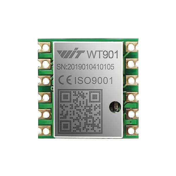 【高性能】堅実なデータ出力：3軸XYZ（ピッチロールヨー）加速度+ジャイロ+角度+磁場+クォータニオン。複数の構成構成と出力速度(0.2〜200Hz)を自由に変更できます。手動で切り替えることなく、測定範囲を適応的に調整します【堅牢な設計】...