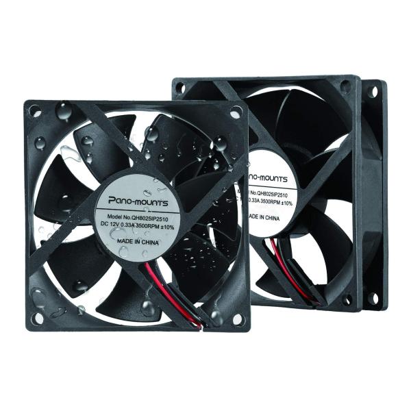 【サイズ】: 80（角）*80（角）*25（厚）mm【防滴防塵クラス】:本製品はIP44相当ですので、埃が入っても、水に濡れても平気で長く使えます。【電流電圧】:DC 12V 0.33A 【回転数】 3500RPM±10% 【噪音値】38....