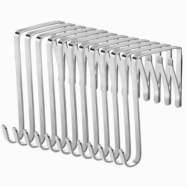 超薄型仕様：ドアフックサイズ0.8*5*9.8cm。厚さが約3.6〜4.7までの戸棚のドアや折れ戸に使用可能、扉と上部の隙間は約1.5mm以上が必要です。おしゃれなデザイン：このドアハンガーは高品質で耐久性のある金属鉄で作られている。鏡面の...