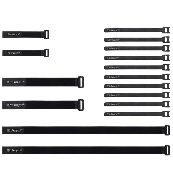 【商品仕様】サイズ：10本猫状タイプ（1.2cmx20cm）+ 6本Dカンタイプ(2cmx20.5cm+2.5cmx30.5cm+2.5cmx61cm 3サイズ2本ずつ) 入り数：16本 材質：ナイロン（バンド）＋プラスチック（バックル）【...