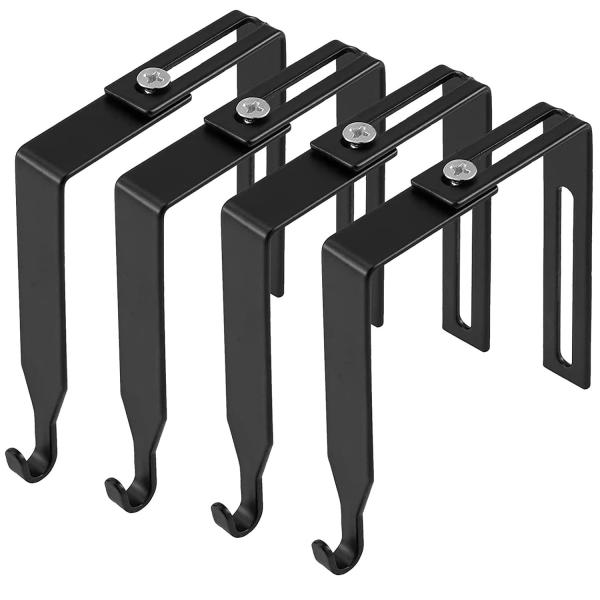 仕様：オフィス間仕切りフックサイズ(約)：幅12mm×奥40mm×高81mm。厚さが約35〜62mmまでの戸棚のドアや折れ戸に使用可能、扉と上部の隙間は約5mm以上が必要です。おしゃれなデザイン：このドアハンガーは高品質で耐久性のある金属鉄...