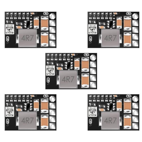パラメータ--- DROK 5Vボルト降圧レギュレータの場合：入力電圧はDC 4.5-20Vと出力電圧は調整可能または固定可能です。調整可能な範囲：1-16V；固定電圧：1.8V、2.5V、3.3V、5V、9V、12V；出力電流：最大3A（...