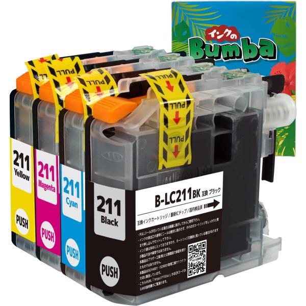 【商品内容】 LC211 4色セット【対応型番】 DCP-J968N DCP-J963N DCP-J962N DCP-J767N DCP-J762N DCP-J567N DCP-J562N MFC-J887N MFC-J880N MFC-J...