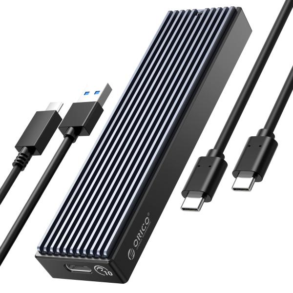 【10Gbps転送】NVME M.2 SSDをType C Gen2 に変換するM.2 SSDケースです。最大転送速度は10Gbps（理論値）まで、UASP機能も対応します。ご注意：UASPの高速的なデータ伝送性能を利用する場合、PCはUA...