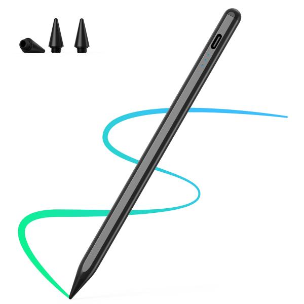 【2018年以降のiPad専用タッチペン】対応機種：iPad (第6/7/8/9/10世代)、iPad Pro 12.9” (第3/4/5/6世代) 、iPad Pro 11”(第1/2/3/4/M4世代) 、iPad Pro 13"(第M...