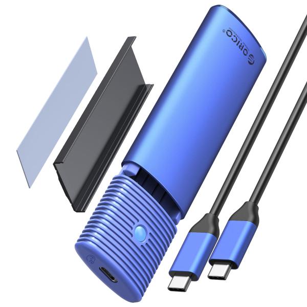 【10Gbps高速M.2 NVME SATA SSD ケース】NVMe SSDを使用する場合、伝送速度は10Gbps、読み書き速度は1000MB/sです。 M.2 SATA SSDを使用する場合、転送速度は5Gbps、読み書き速度は400M...