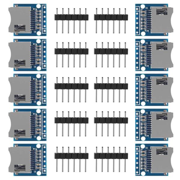 モジュール(Micro SDカードアダプター)は、ファイルシステムとSPIインターフェースドライバー、SCMシステムを介してMicroSDカードの読み取りと書き込みを行うためのMicro SDカードリーダーモジュールです。 Arduinoユ...