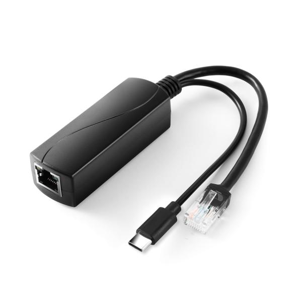 Type-C 5V/4A出力：48V PoEはType-C（USB C）5V/4A適応型電力出力に変換し、Type-Cポートは電力充電専用です。2.5Gbps の速度：最大 2.5Gbps のインターネット速度をサポートし、デバイスをフルス...