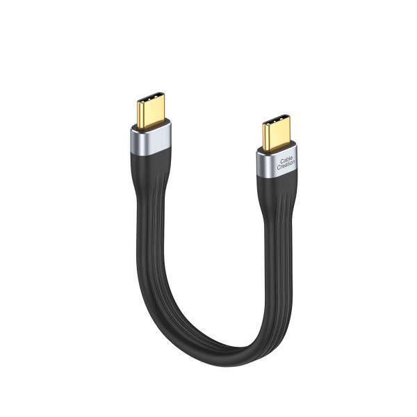 [3A急速充電＆データ伝送同期]CableCreationの短いUSB to USB Cケーブルは、最大20V、3Aの出力を持ち、急速（QC）をサポートし、USB 2.0は最大480Mbpsのデータ転送速度をサポートします。 注意：本ケーブ...