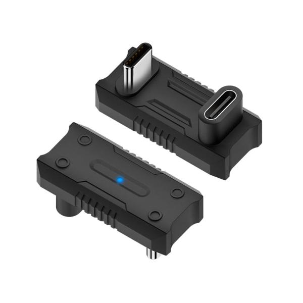 【角度付きデザイン】当社のUSB3.1タイプCアダプターは、狭いスペースでもメスポートに接続できる角度付きデザインを採用しています。コンパクトサイズ:オス-メスコネクタ用の13.5mmの距離スペースを備えたこのアダプターは、ポートへのアクセ...